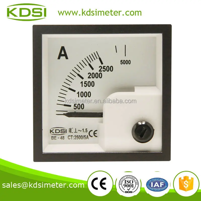 Kdsi Amp Ammeter Application Of Meter 48*48 Be-48 Ac2500/5a Analog ...