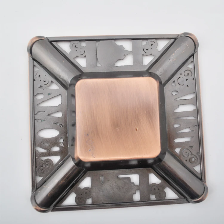 Italy Roma Colosseo Square Metal Ashtray Zinc Alloy Car Cigar Ashtray ...