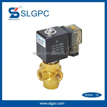 Brass Material High Quality 2 Position 3 Way Solenoid Valve 12v Water ...