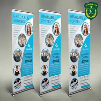 80x200 And 85x200 Exhibition Display Stand Roll Up Banner - Buy Roll Up ...