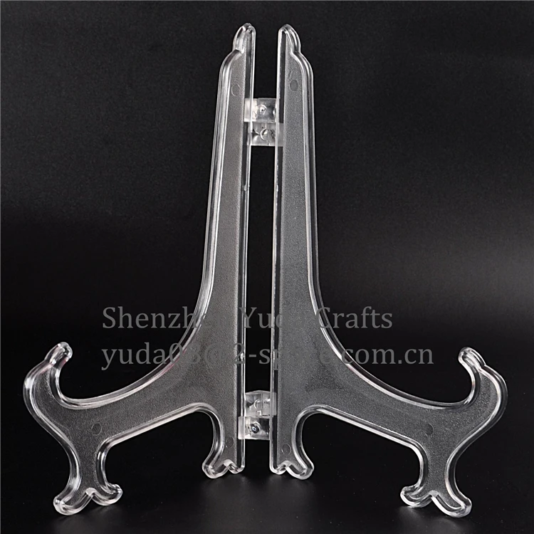 3" Plastic Easel Plate Display Stand Clear Plate Easel Stand - Buy 3 ...