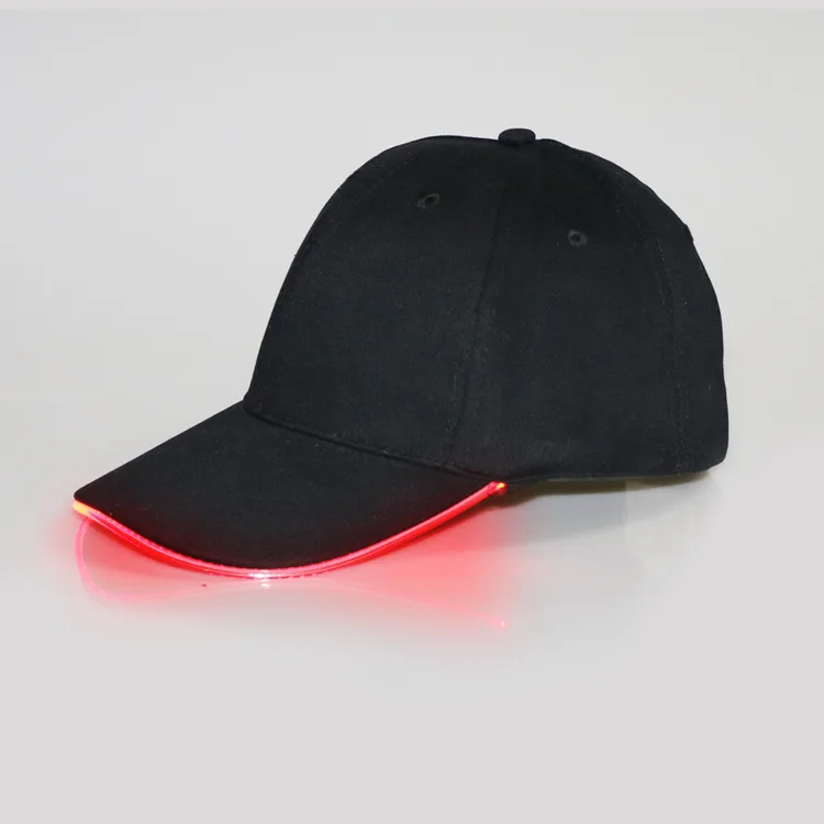6 Colors Led Light Flash Baseball Cap Fashion Led Lighted Glow Club ...
