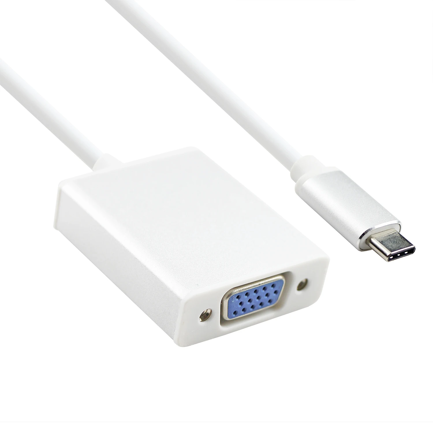 Vcom Aluminum Vga Dongle Male To Female 1080p Usb C To Vga Adapter ...