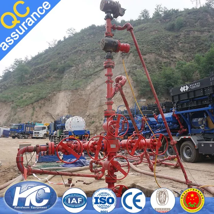 High Quility Oilfield Or Gas Field Christmas Tree / Wellhead X-mass ...