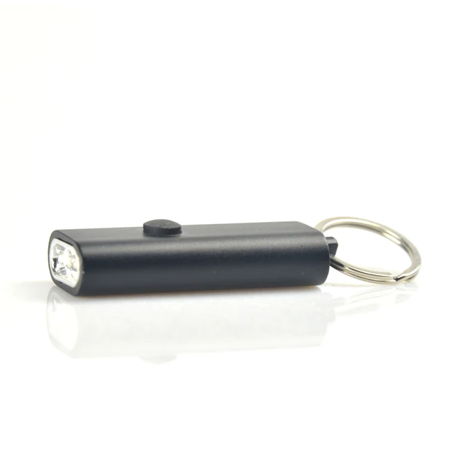 Battery Powered Aluminum Mini Flashlight Torch Key Chain 3 Led Keychain ...