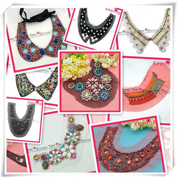 V-shape Handmade Beaded Blouse Collar Neck Design Ladies Wnl-1302 - Buy ...