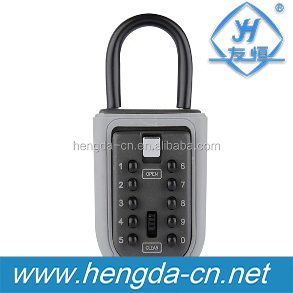 Yh9175 Portable Padlock 10-digit Key Lock Keysafe Safe Key Storage Box ...