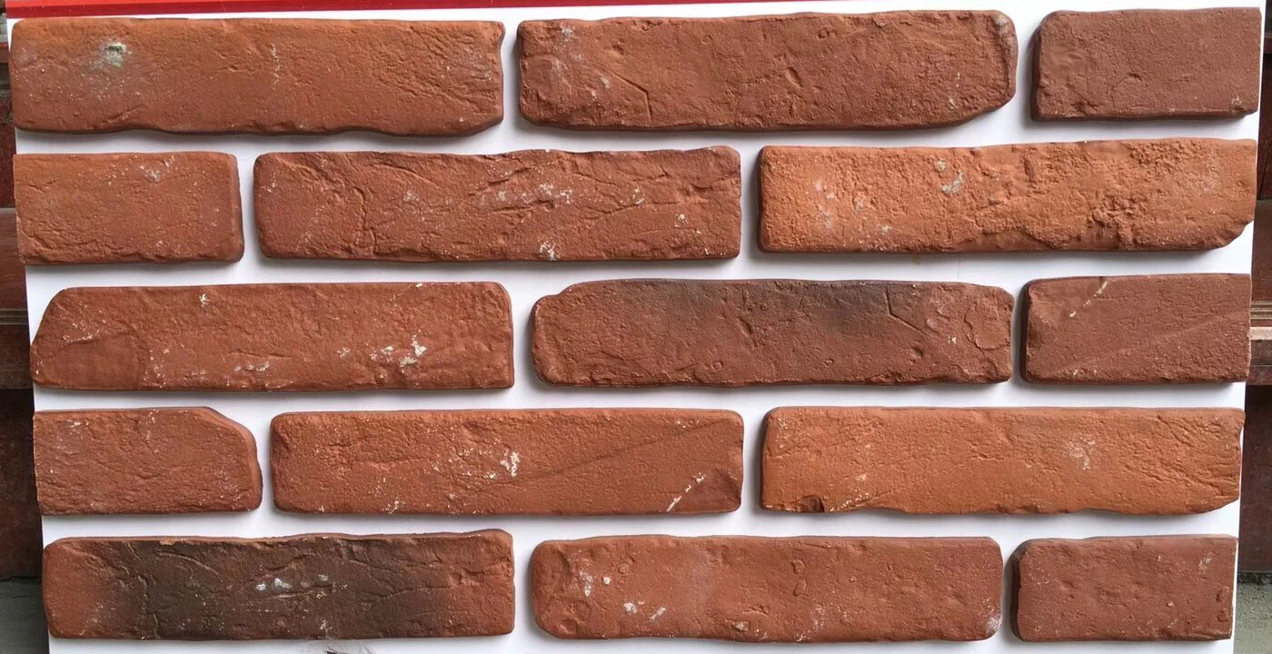 Acid Resistant Decorative Facing Brick Wall Tile Red Brick
