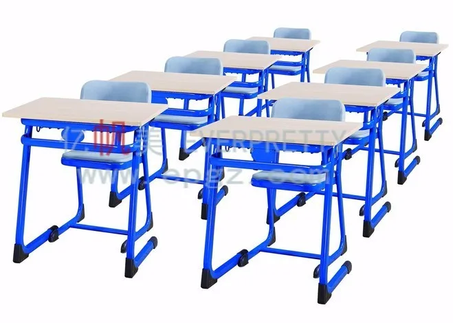 School Furniture Plastic Table And Chair For Secondary Student - Buy ...