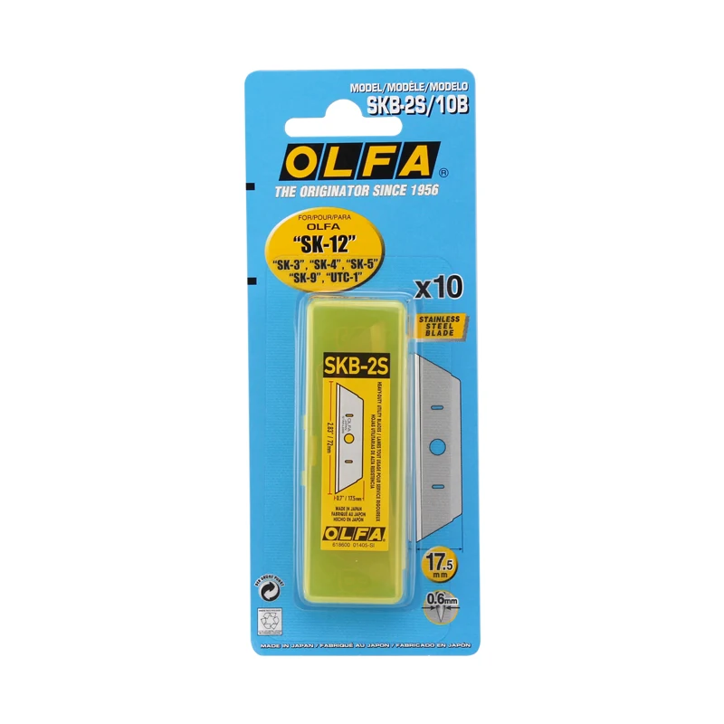 Olfa Skb-2s/10b Blade Special For Sk-12 Stainless Steel Knife 72*17.5*0.6mm - Buy Olfa Skb-2s ...
