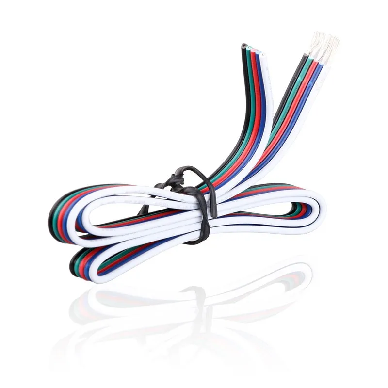 Rgbw Wire Cable 22awg 5pin Rgbw Strip Wire Cable - Buy Rgbw Wire Cable ...