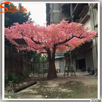 New Design Large Outdoor Artificial Cherry Blossom Tree Fiberglass Big ...