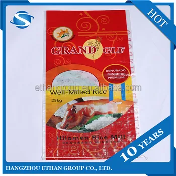 High Quality Bag Of Rice 100kg Pp Woven Bag For 25kg 50kg Rice Packing ...