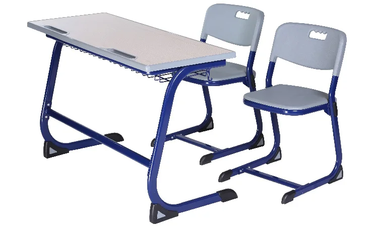 Durable Double Seats School Desk - Ideal for Commercial Use
