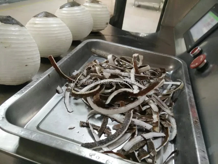 Automatic Coconut Dehulling Shucking Decorticating Machine