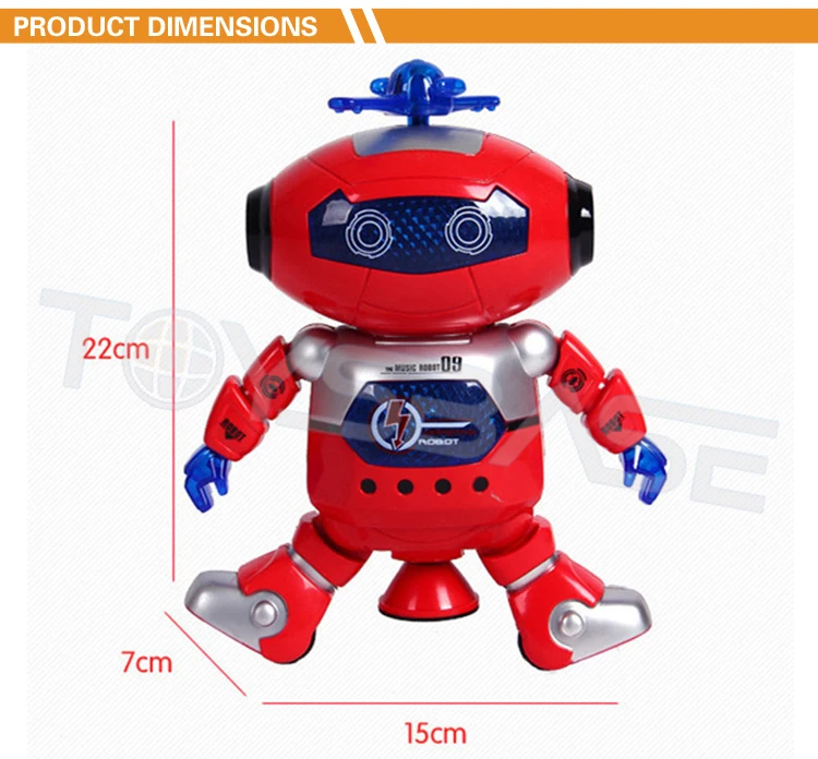 Funny Kids Robot Dancing Smart Robot Light With Music Educational Robot ...