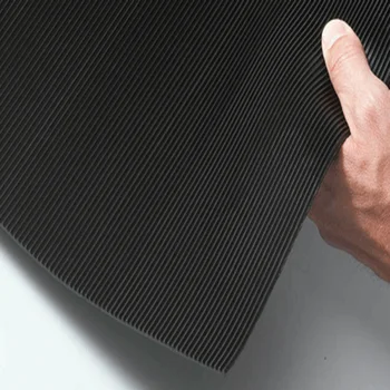 Anti Slip Fine Ribbed Sheet/ Corrugated Rubber Mat - Buy Anti Slip Fine ...