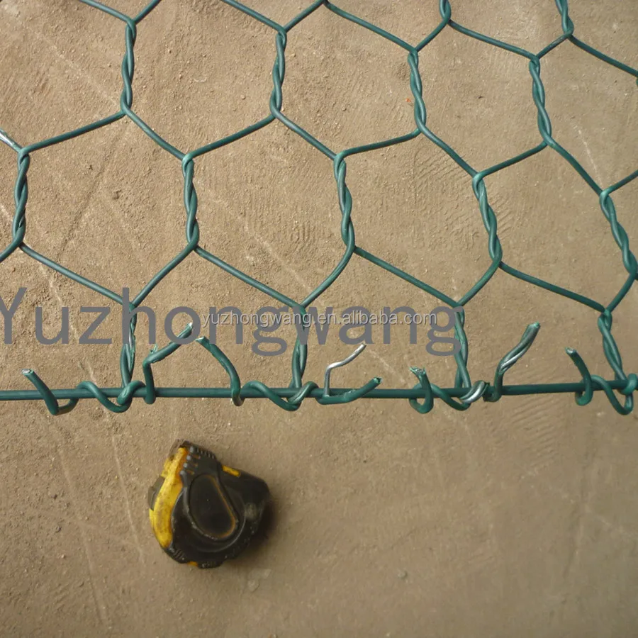 PVC Coated Galvanized Wire Triple Torsion Mesh - Durable & Versatile