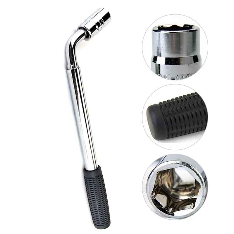 Tyre Spanner Set Emergency Tools Extendable Wheel Flip Socket Tyre Lug ...