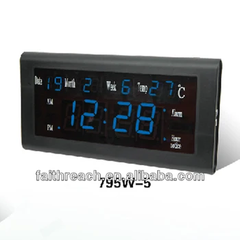 Blue Small Led Digital Clock,Very Small Digital Clocks - Buy Small ...
