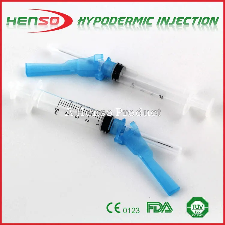 Henso Disposable Syringe With Safety Cap (needle With Protective Cap ...