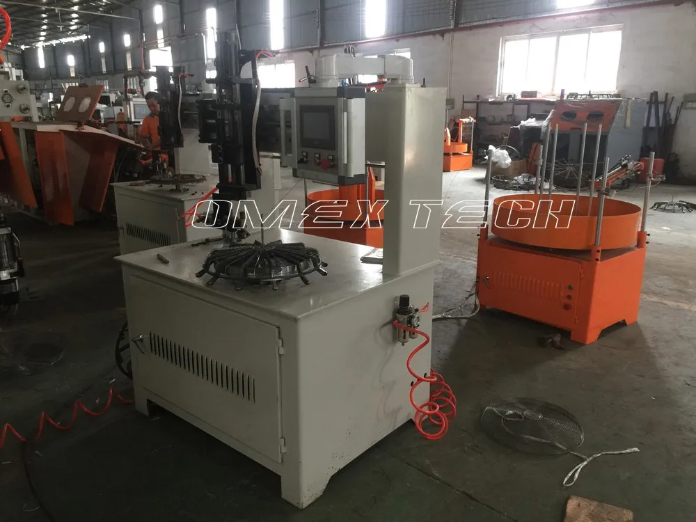 Automatic Spiral Fan Guard Wire Looping Machine - 1 Year Warranty