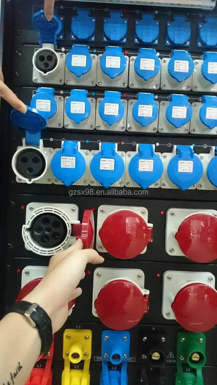 3 Phase 380v 400amp Electrical Power Distributor Box For Led Screen ...