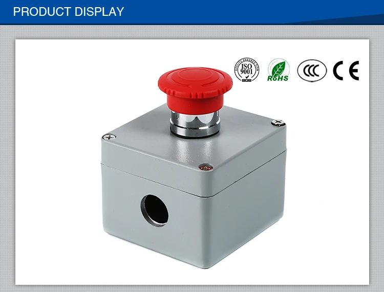 Emergency Mushroom Push Button Switch In Ex Enclosures - Buy Explosion ...