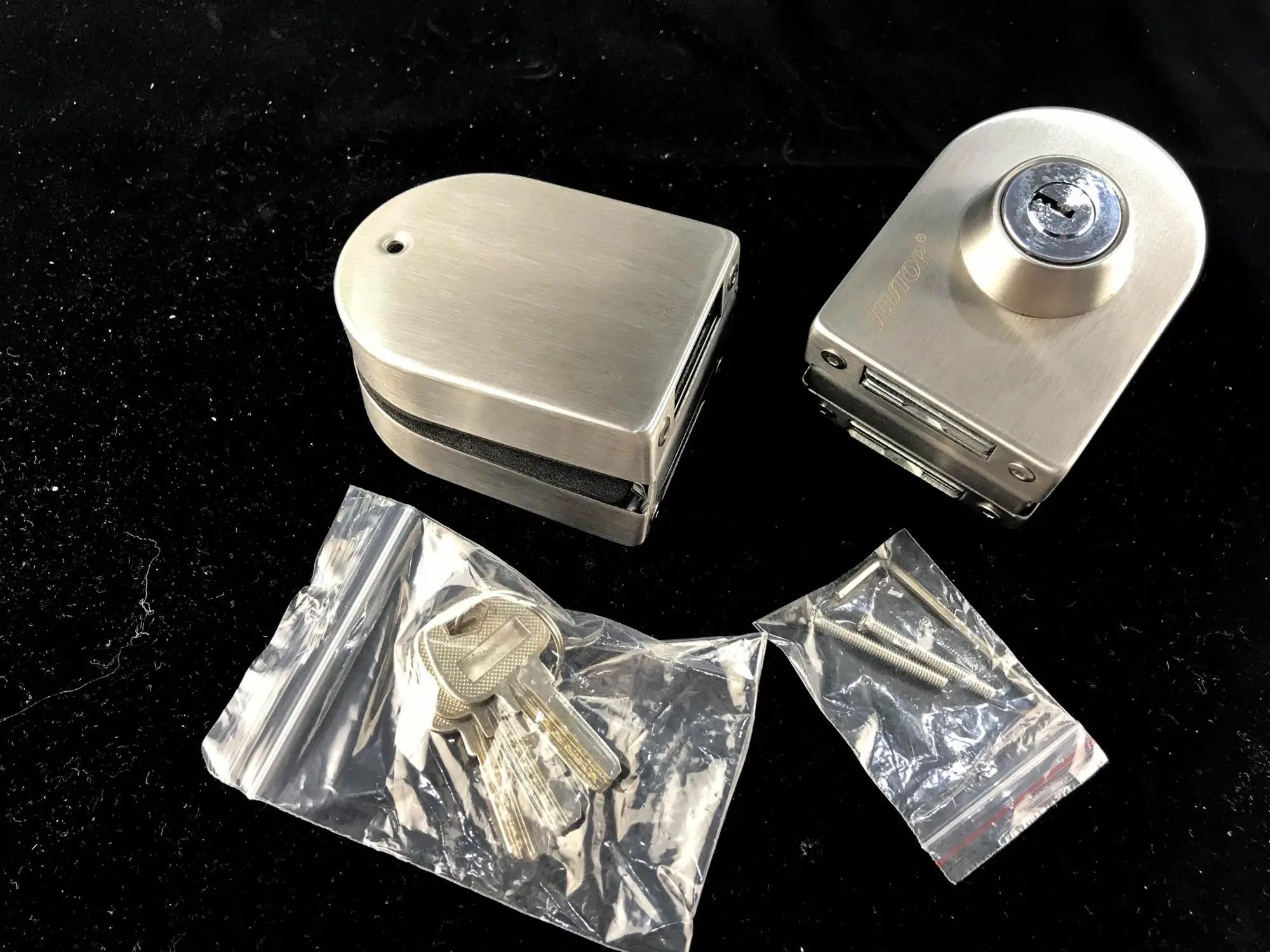 Aluminum Glass Door Lock Patch Fittings,Bottom Patch Key Security Lock ...
