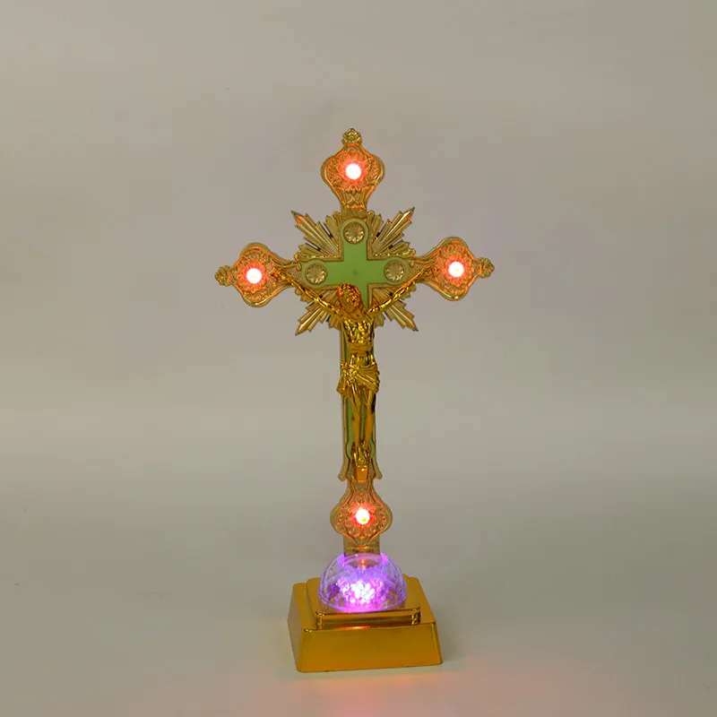 High Quality Manufactured Led Jesus Christ Cross Led Light Up Religious ...