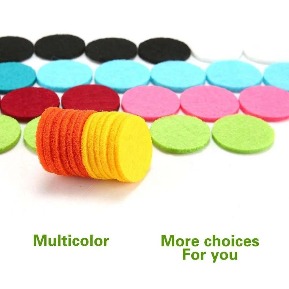 High Quality 22mm Round Felt Refill Essential Oil Pads For 30mm ...