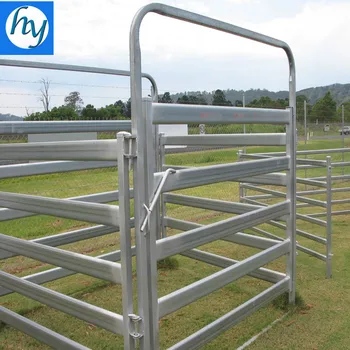 Portable Heavy Duty Galvanized Cattle Yard Horse Fence Panel Livestock ...