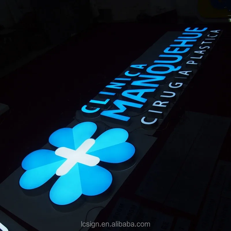 Illuminated Sign Alphabet Slide Letters Backlit Channel