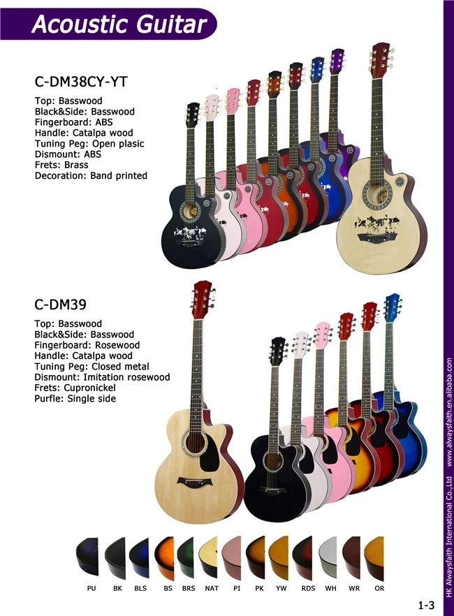 Wholesale High Quality Guitar Acoustic Global Musical Instruments