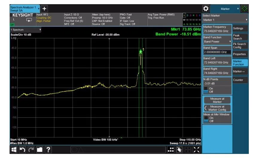Keysight N9041b Uxa Signal Analyzer,Multi-touch,3 Hz To 110 Ghz - Buy ...