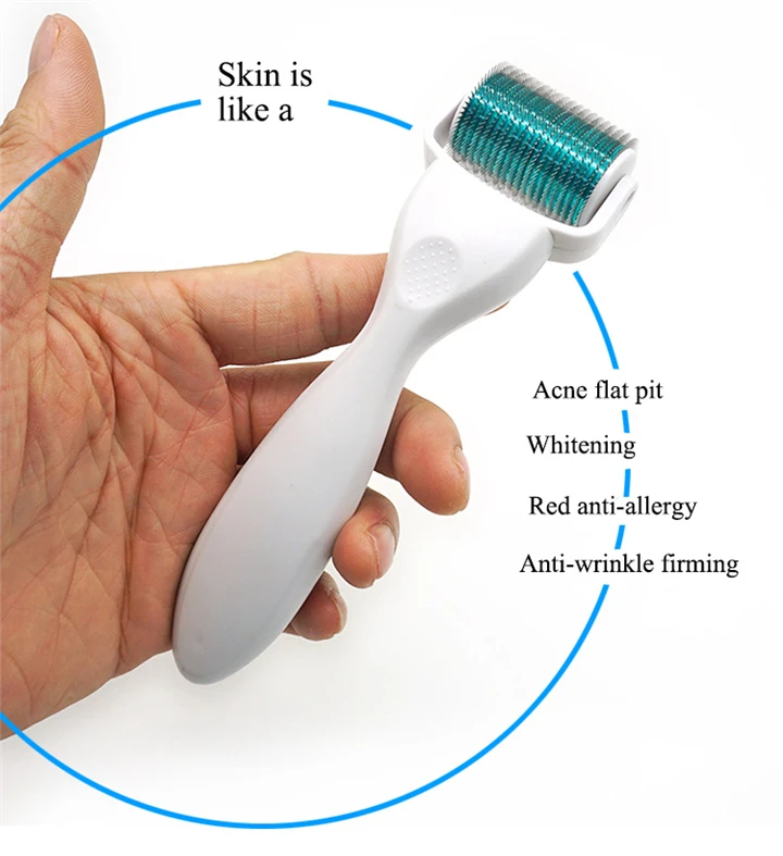 3 In 1 Derma Roller 0.25 Mm 180,600,1200 Microneedling ...