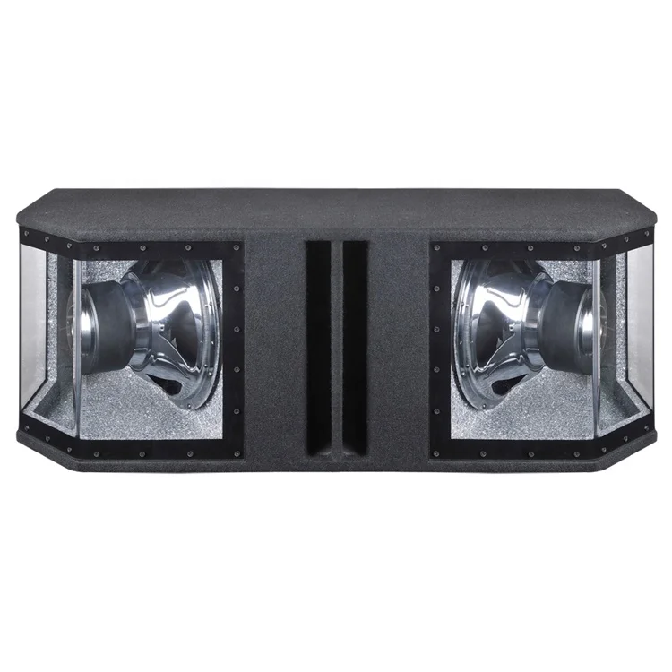 JLD Audio Dual 12 Inch Subwoofer Bandpass Box - Portable & Powerful