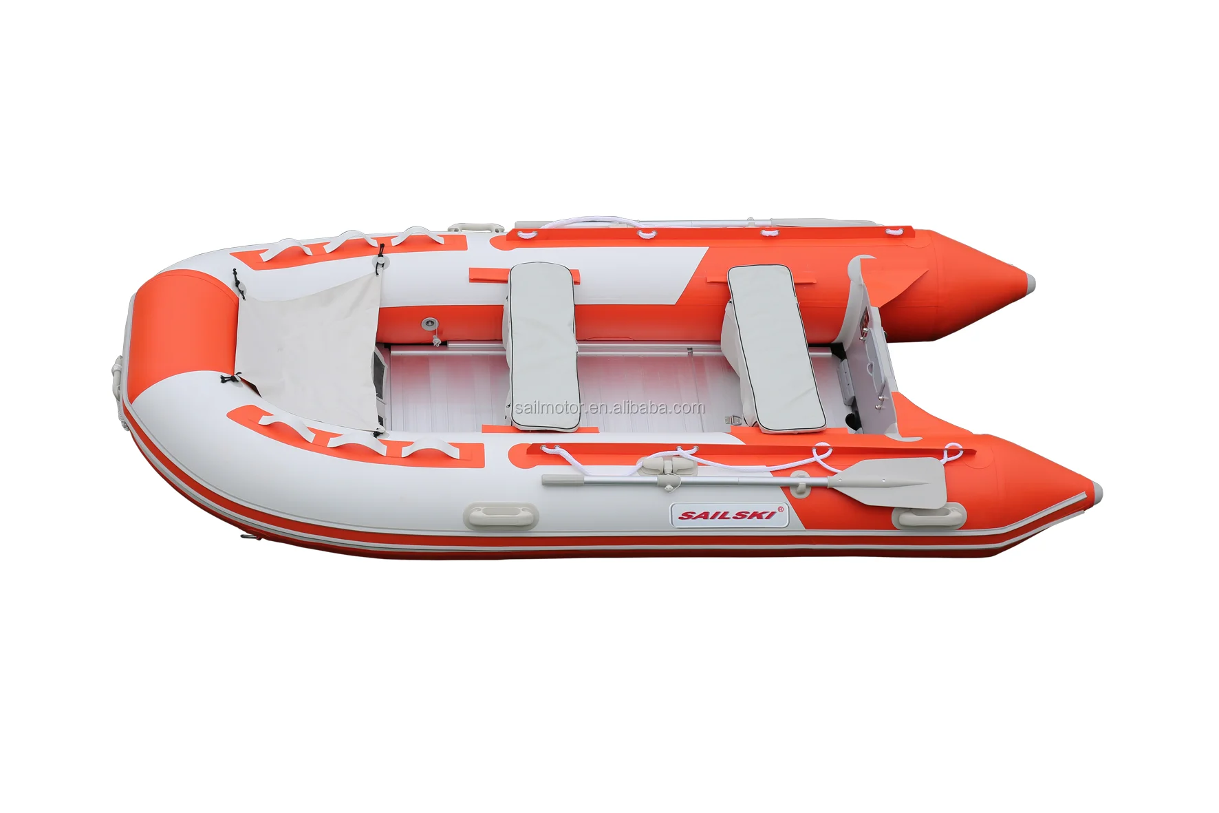 SAILSKI Fishing Inflatable Boat with SAIL Outboard Motor