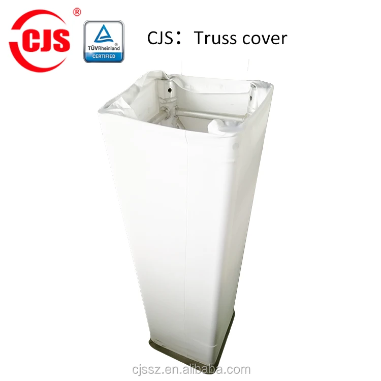 Premium White FR Stretch Fabric Truss Cover - 200kg Capacity