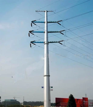 Power Tubular Structure Electrical Transmission Poles 9m 200dan ...
