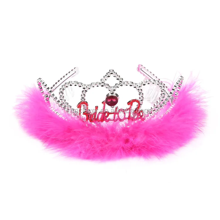 Factory Directly Custom Design Mini Plastic Crown Baby Crown With Good ...