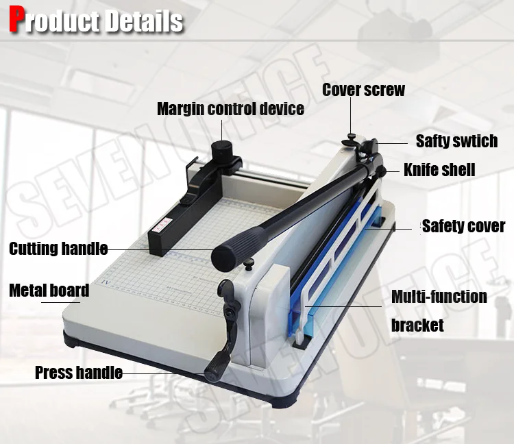 Office Manually Paper Cutting Cutter Guillotine Machine - Buy Cutting ...