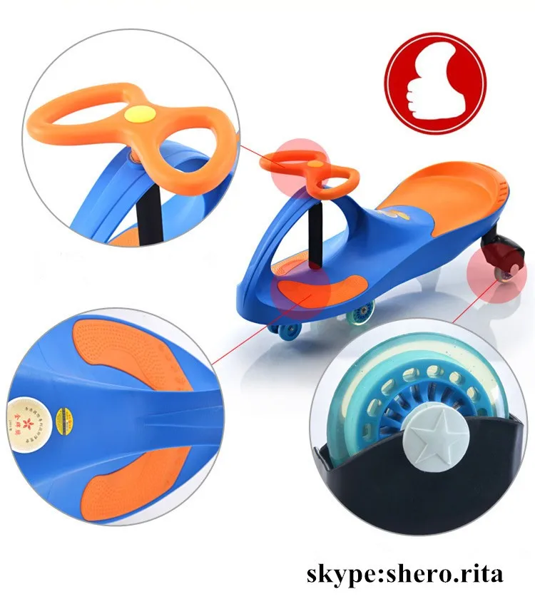 New Arrival Kids Ride On Twist Toy Car Cheap Kids Swing Car Pu Wheel ...