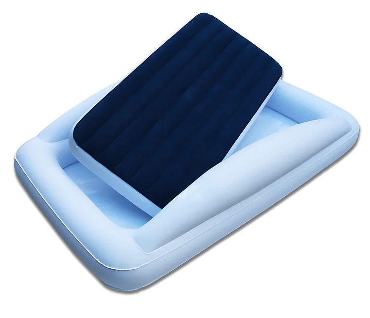 Top Quality Downy Flocking Inflatable Toddler Travel Airbed Baby Air ...