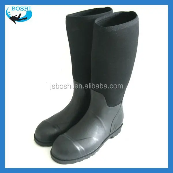 Mens Neoprene Boots,Neoprene Garden Boots,Knee High Rubber Boots For ...