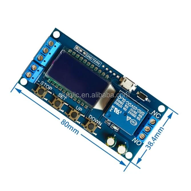 1 Channel Relay Module - Delay Power off & Cyclic Timing