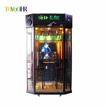 Coin Operated Indoor Entertainment Mini Karaoke Booth For Self-help ...