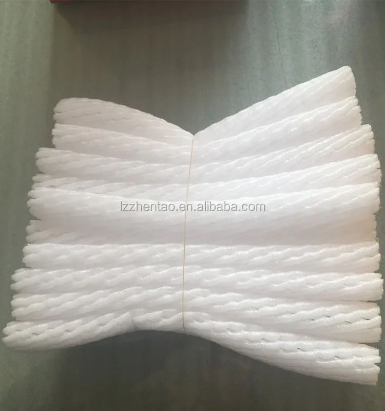 Free Samples Soft Plastic Mesh Net Foam Fruit Packaging Sleeve - Buy ...