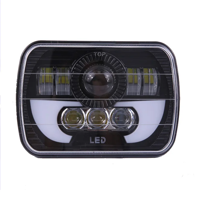 Hi/lo Beam 5x7" Square Headlights 45w Motorcycle Square Headlight Led ...
