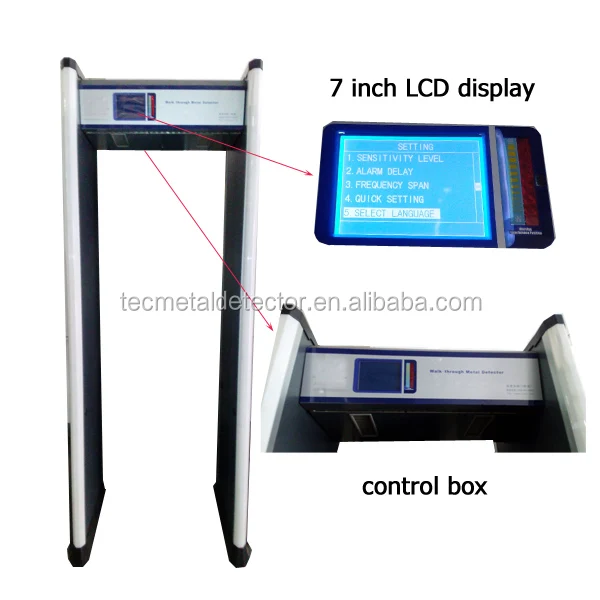 Hot Sell Security Body Scanner Archway Safety Detector Tec-800p Walk ...
